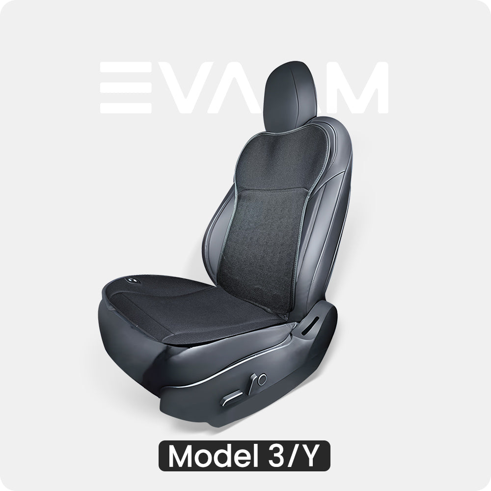 EVAAM Breathable Ice Silk Cooling Seat Cushion Ventilation for Tesla Model 3 Y EVAAM