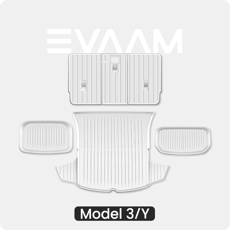 EVAAM® TPE Frunk & Trunk Cover for Tesla Model 3/Y Accessories | EVAAM