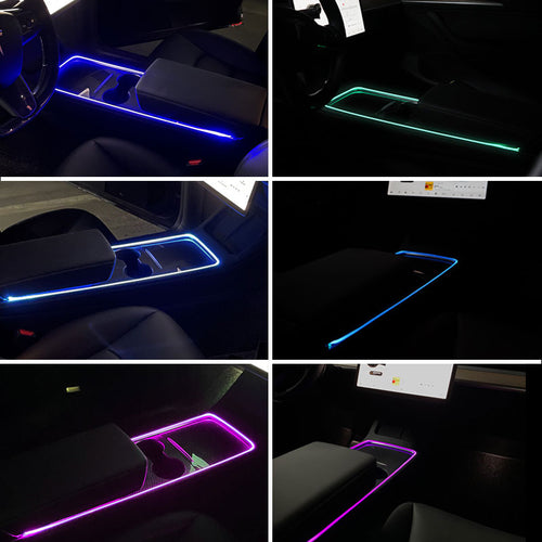 EVAAM ® Tesla LED Strip Ambient Lighting Set for Tesla Model 3/Y | EVAAM