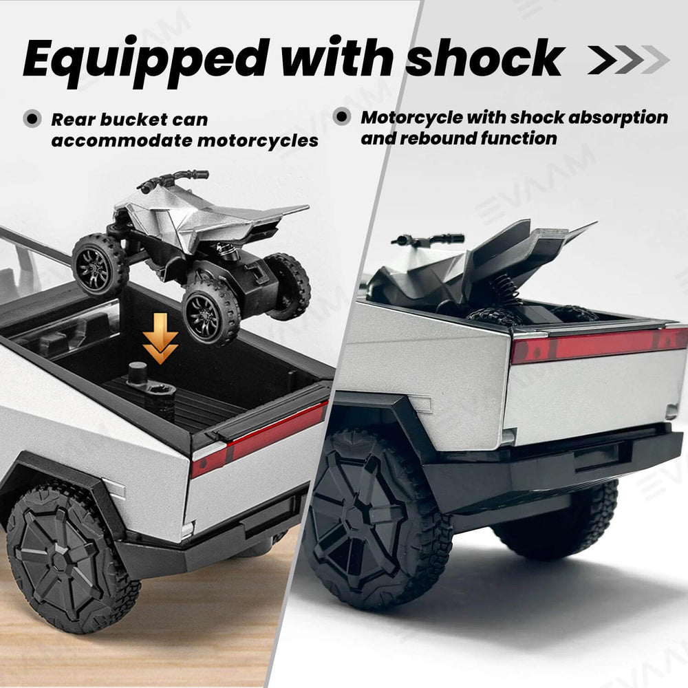 Cybertruck Model Pickup Truck 1/32 Alloy Toy Race Car | EVAAM