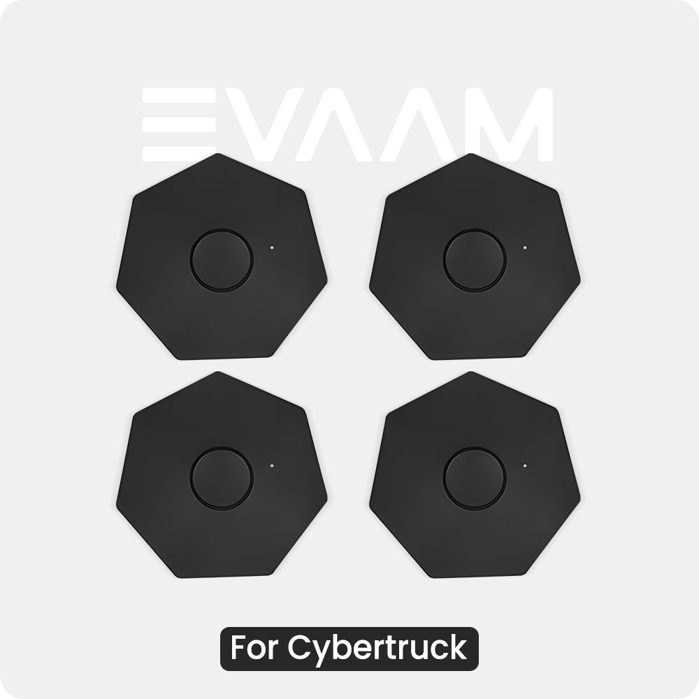 EVAAM® Center Hub Heptagonal Caps Lug Nut Covers for Tesla Cybertruck