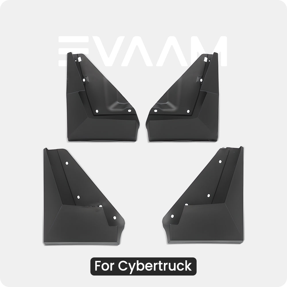 EVAAM® Mud Flaps Kit Front & Rear OEM Fender for Cybertruck | EVAAM