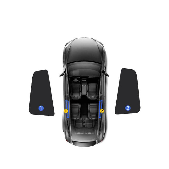 EVAAM® Sunshade Privacy Window Shade for Tesla Model X (2015-2023) | EVAAM