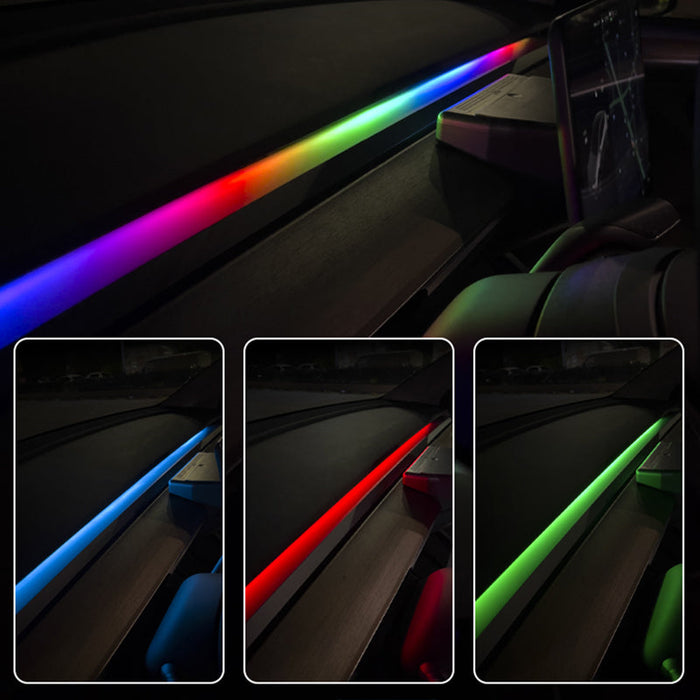 EVAAM ® Tesla LED Strip Ambient Lighting Set for Tesla Model 3/Y | EVAAM
