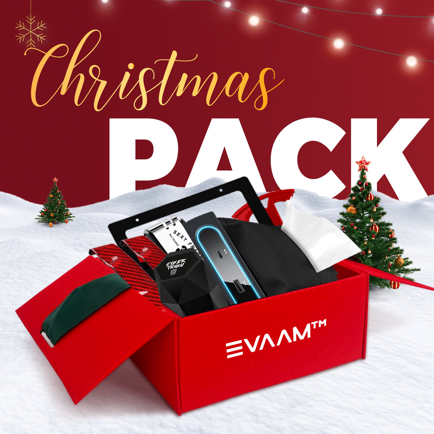 EVAAM® Christmas Box Kit For Tesla Model 3/Y Accessories