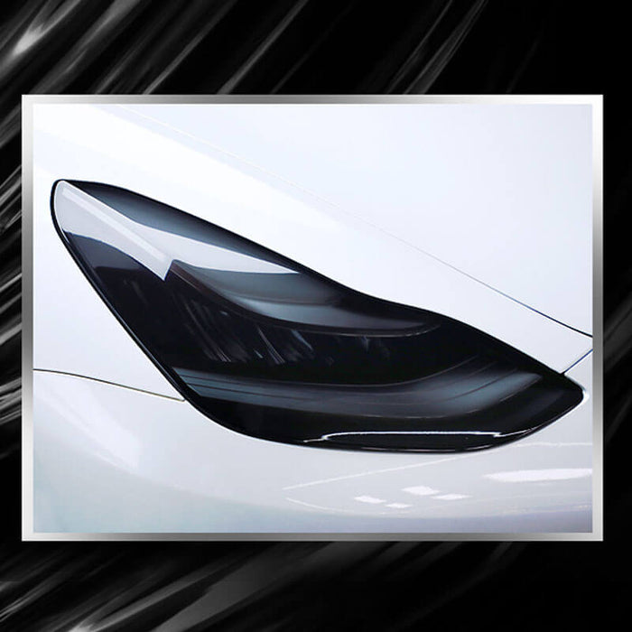 EVAAM® Tinted Headlight Protection for Tesla Model S/3/X/Y (2012-2024 ...